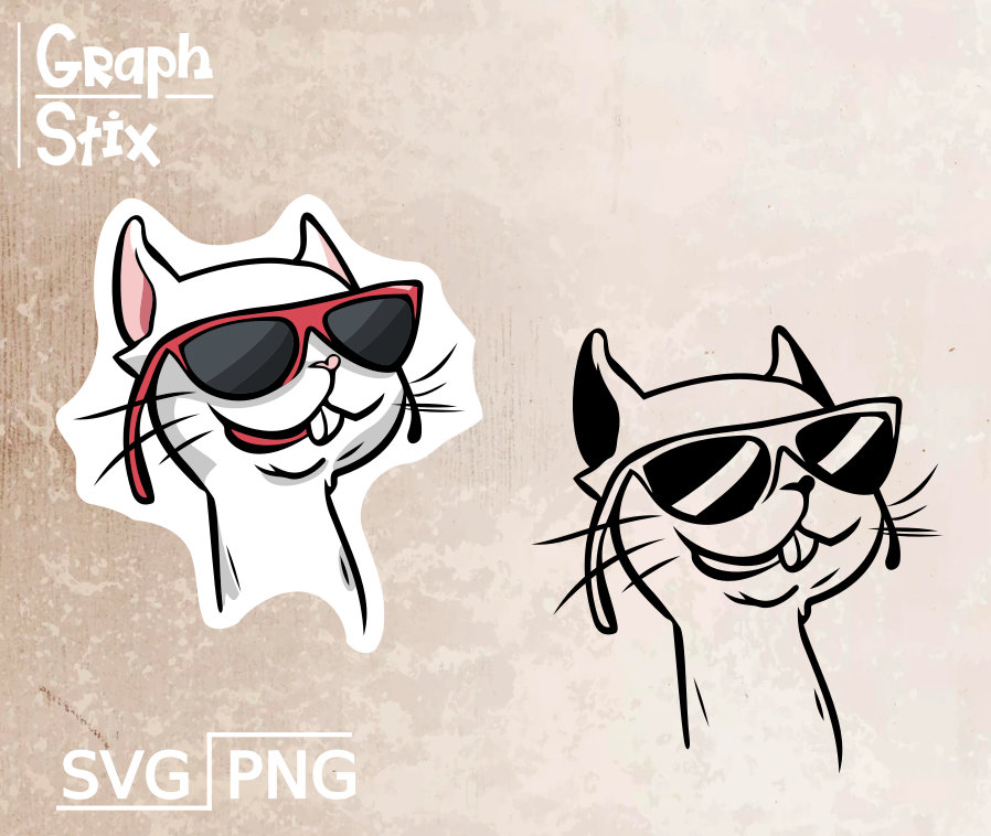 Funny Cat With Sunglasses, Junkie Cat, Laughing Cat, Meme, Playing Cat ...