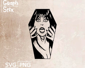 Elvira Clip Art - Etsy