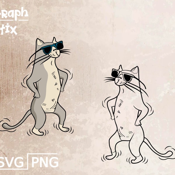 Bass Cat Logo Svg - Etsy