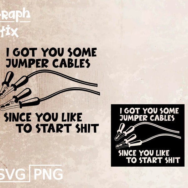 Buy I Got You Some Jumper Cables Svg Online In India - Etsy India