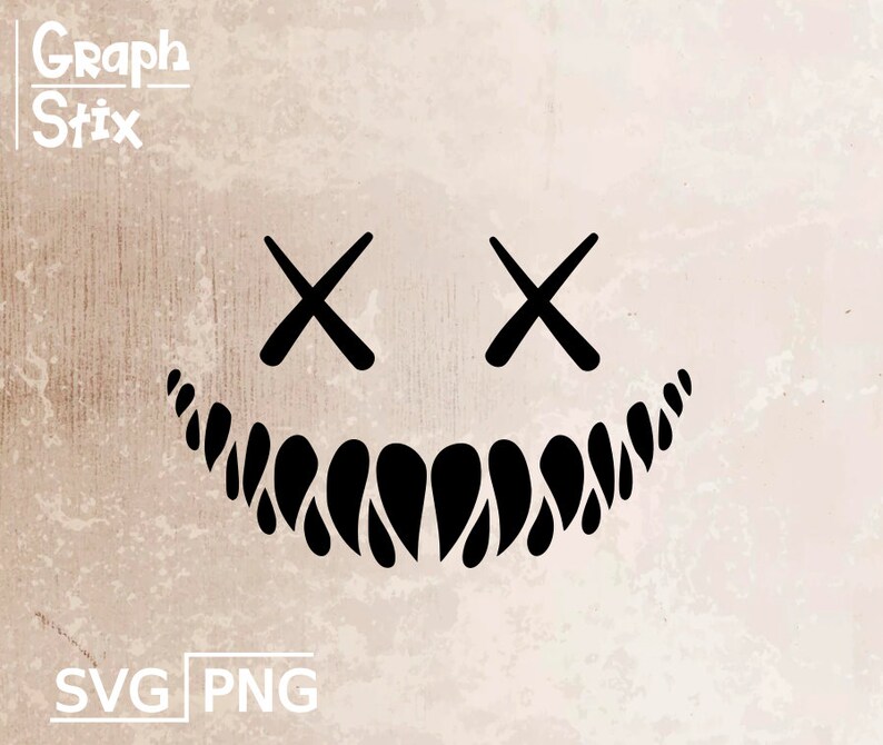 Dead Smile Dead Smiley Face Premium Vector Logo Decal - Etsy