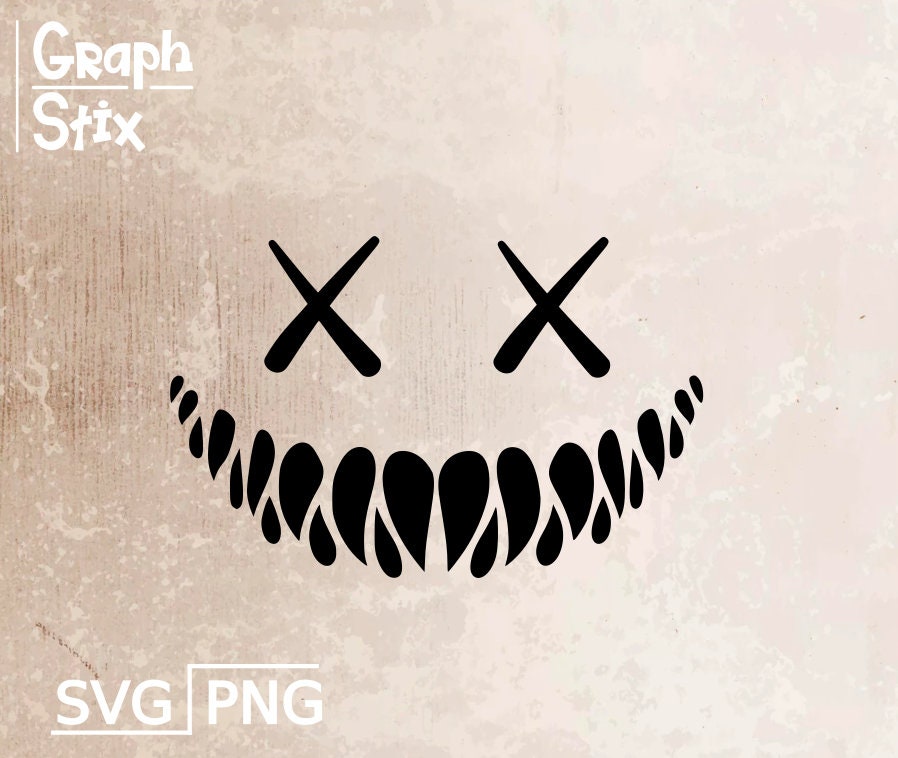 Dead Smile, Dead Smiley Face, Premium Vector Logo, Decal Design ...