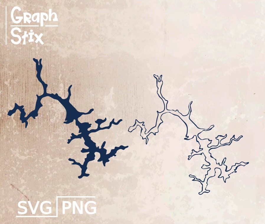 Deep Creek Lake, Shape, Premium Vector Logo, Decal, Clipart SVG Design ...