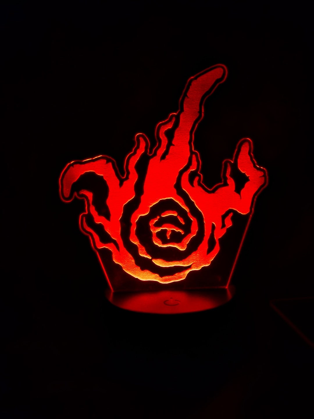 Elden Ring Frenzied Flame LED Acrylic Lamp - Etsy
