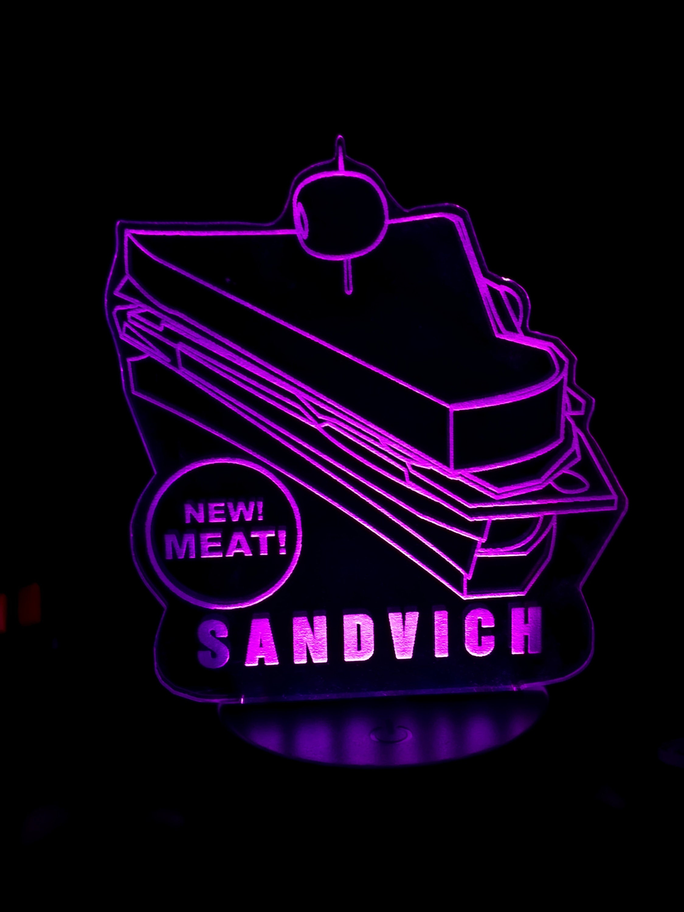 TF2 Sandvich LED Acrylic Lamp - Etsy