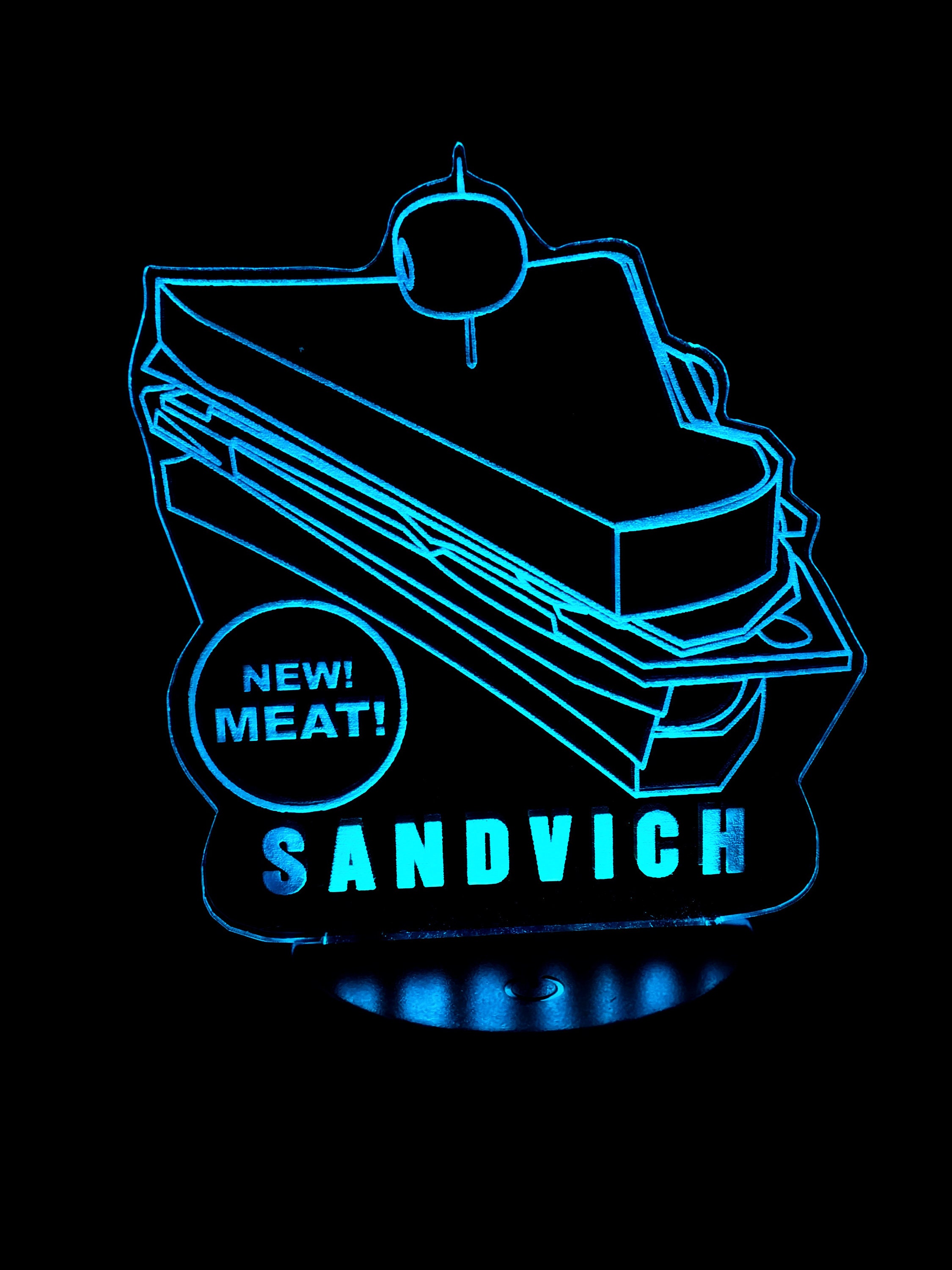 TF2 Sandvich LED Acrylic Lamp - Etsy