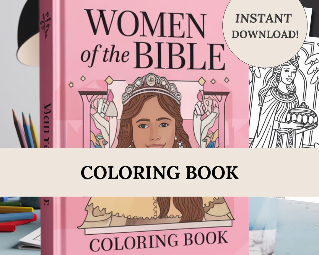 Women of the Bible Coloring Book |christian Printable | Bible Study ...