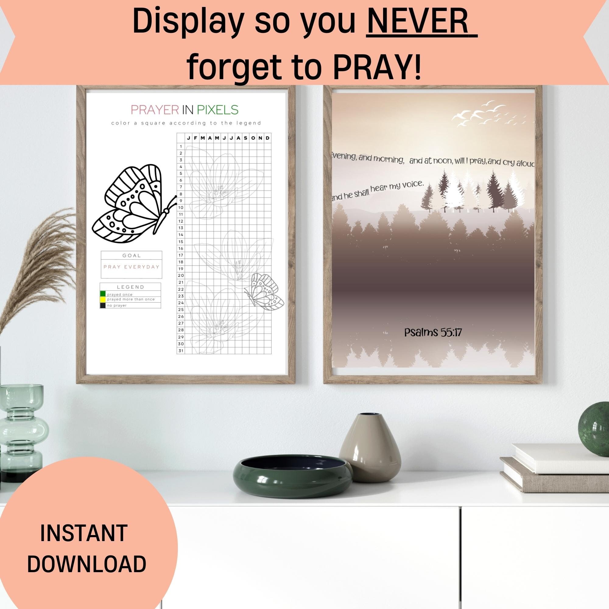 2023 Prayer Tracker Sheet for Habit Tracking Journaling - Etsy