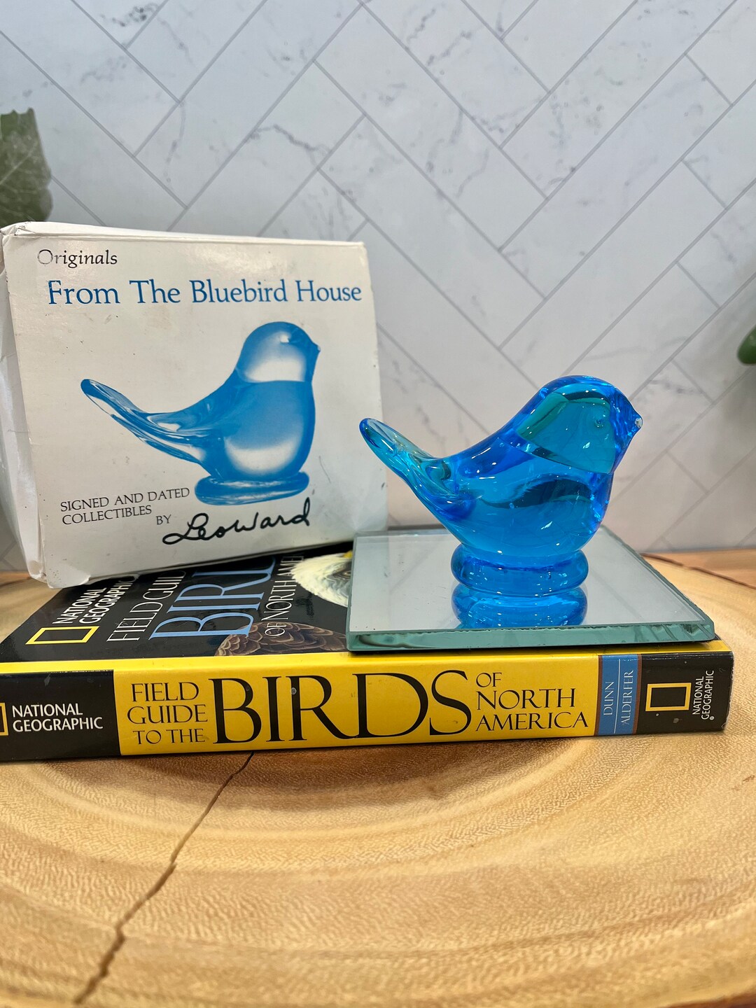 Vintage 1996 Signed Leo Ward Bluebird of Happiness in Original Box From ...