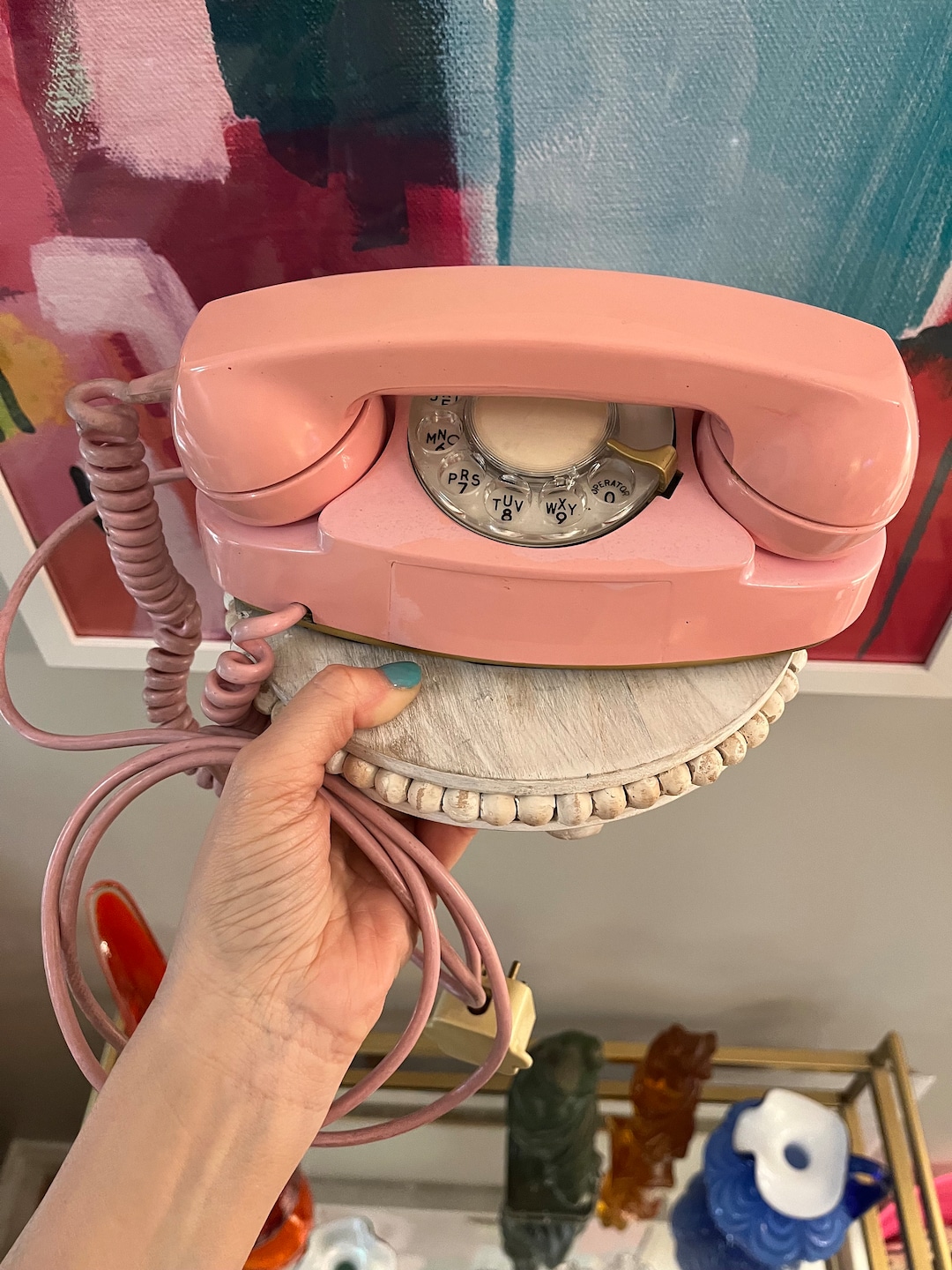 Vintage 1960s Pink Princess Rotary Phone Northern Electric Model No ...