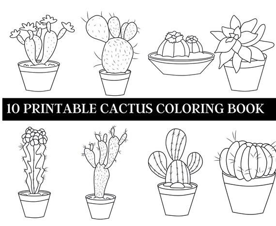 Desert Plants Coloring Pages