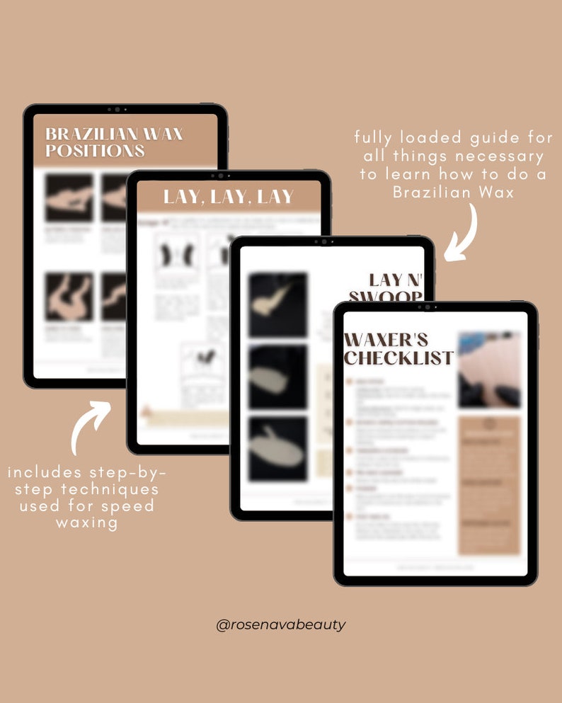 Brazilian Wax Guide - Etsy