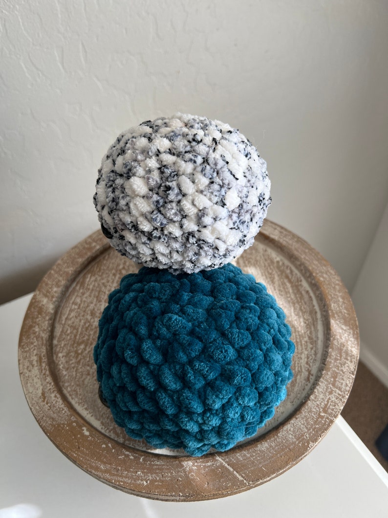 Cute Crochet Amigurumi Squishy Ball Plush, Handmade Squishy Ball ...