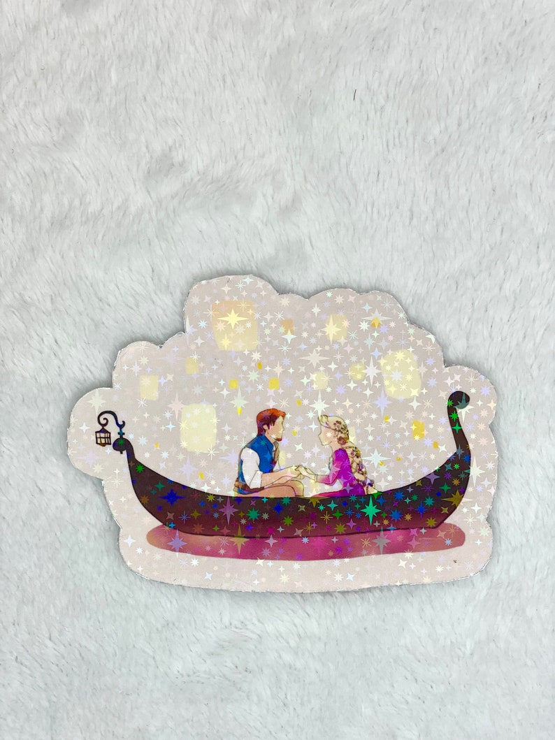 Rapunzel Inspired Floating Lights Princess Sticker/laptop - Etsy