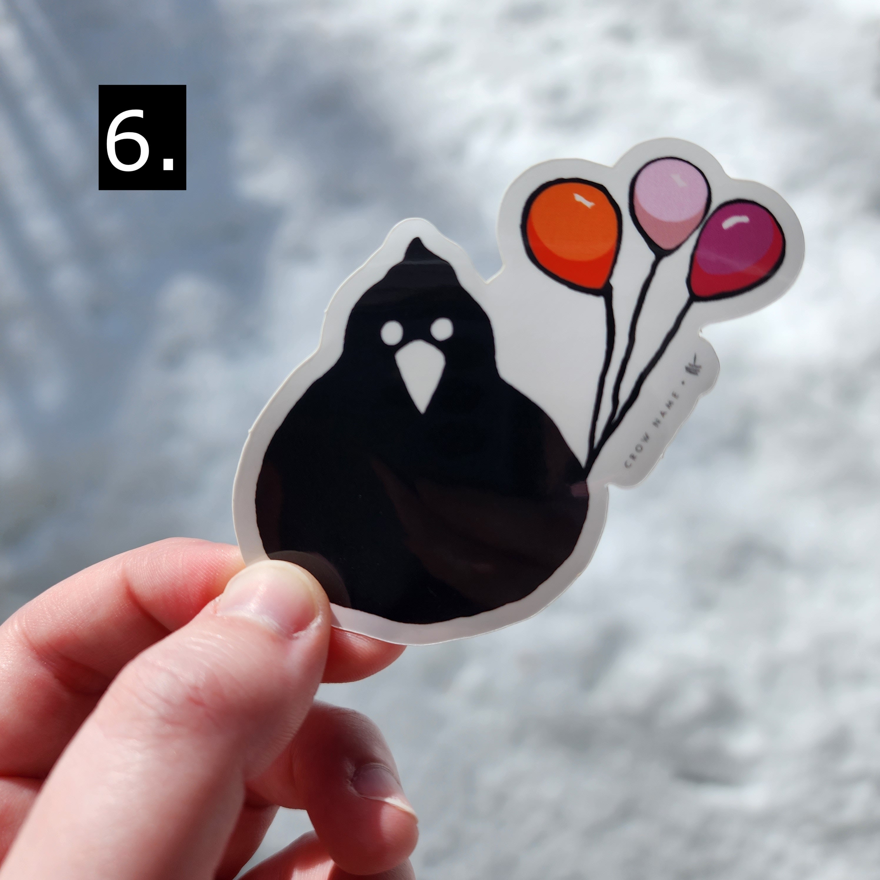 Pride LGBT Plague Doctor Balloon Sticker, Plague Crow, Crow, Lesbian ...