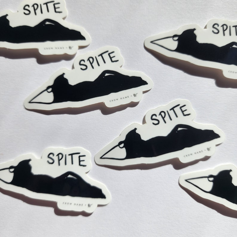 Spite Crow Plague Doctor Vinyl Sticker, Laptop, Water Bottle - Etsy