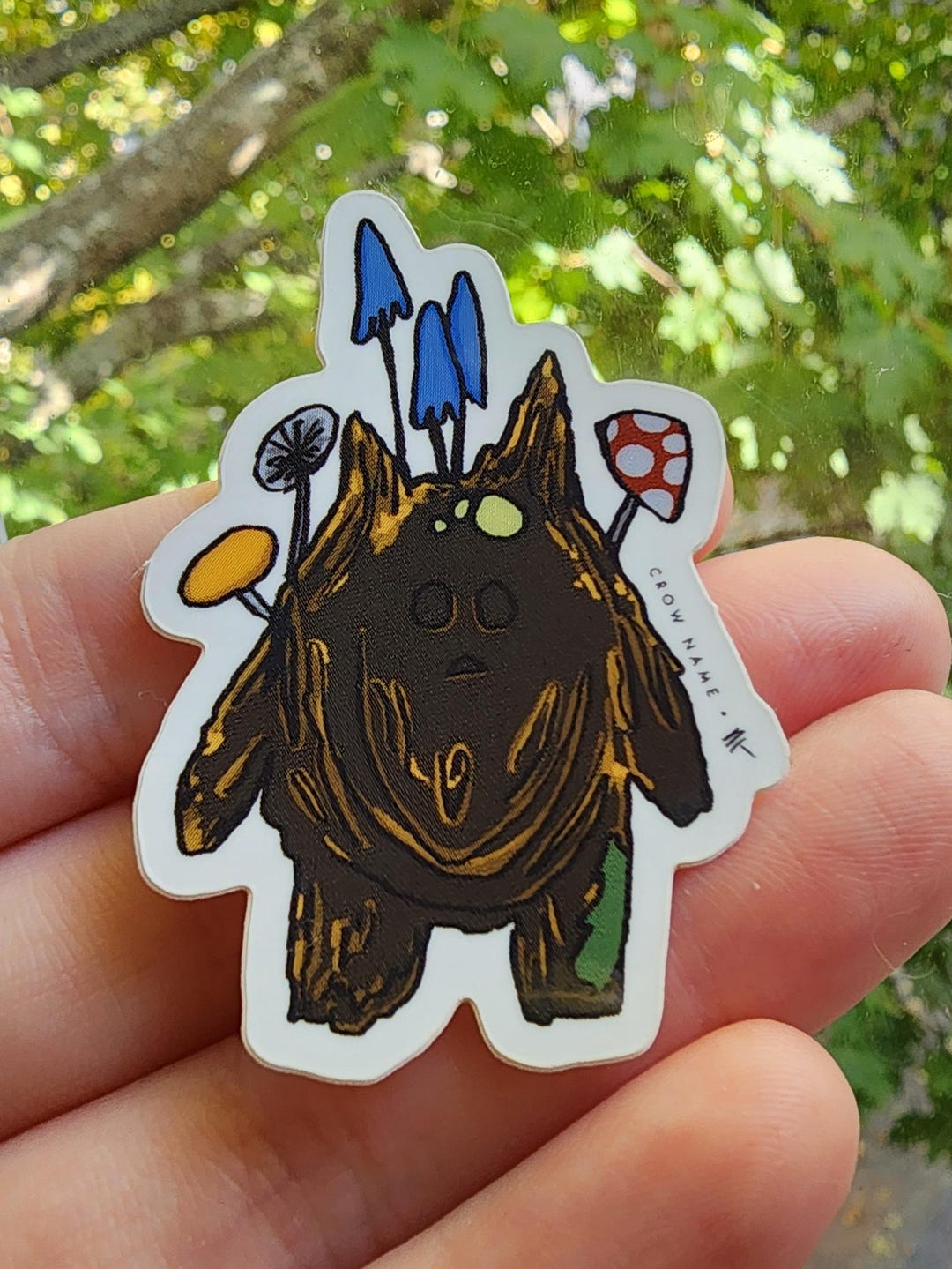 Rot Fairy Sticker - Mushrooms, Moss, Rotting Wood Vinyl Waterproof ...