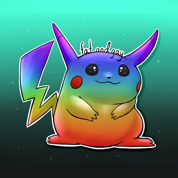 Gay Pikachu - Etsy