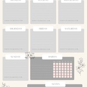 Digital Weekly Planner - Etsy