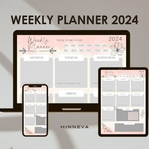 Digital Weekly Planner - Etsy