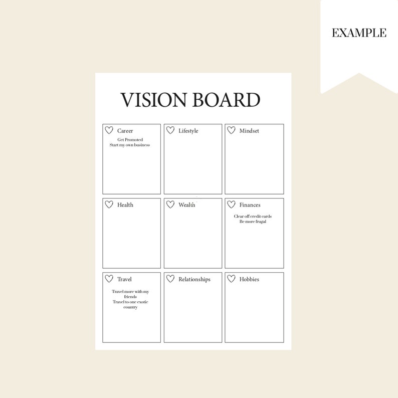 PRINTABLE VISION BOARDS 2022/2023 - Etsy