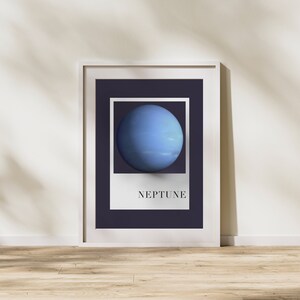 Neptune Poster, Digital Print, Space Art, Wall Art, Printable, Modern ...