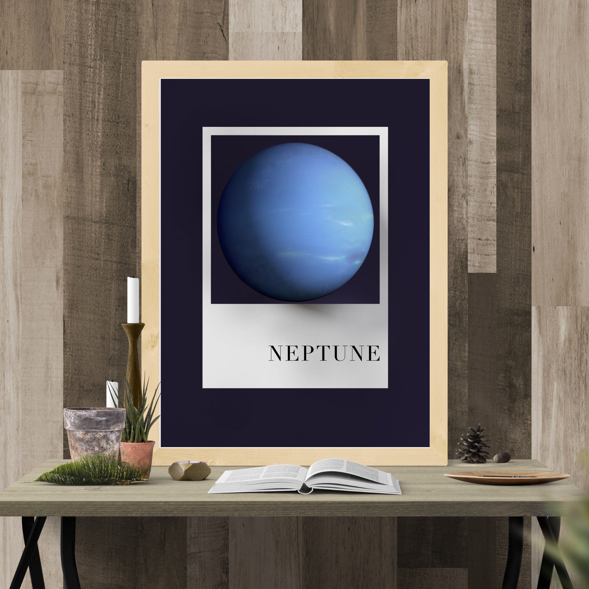 Neptune Poster, Digital Print, Space Art, Wall Art, Printable, Modern ...