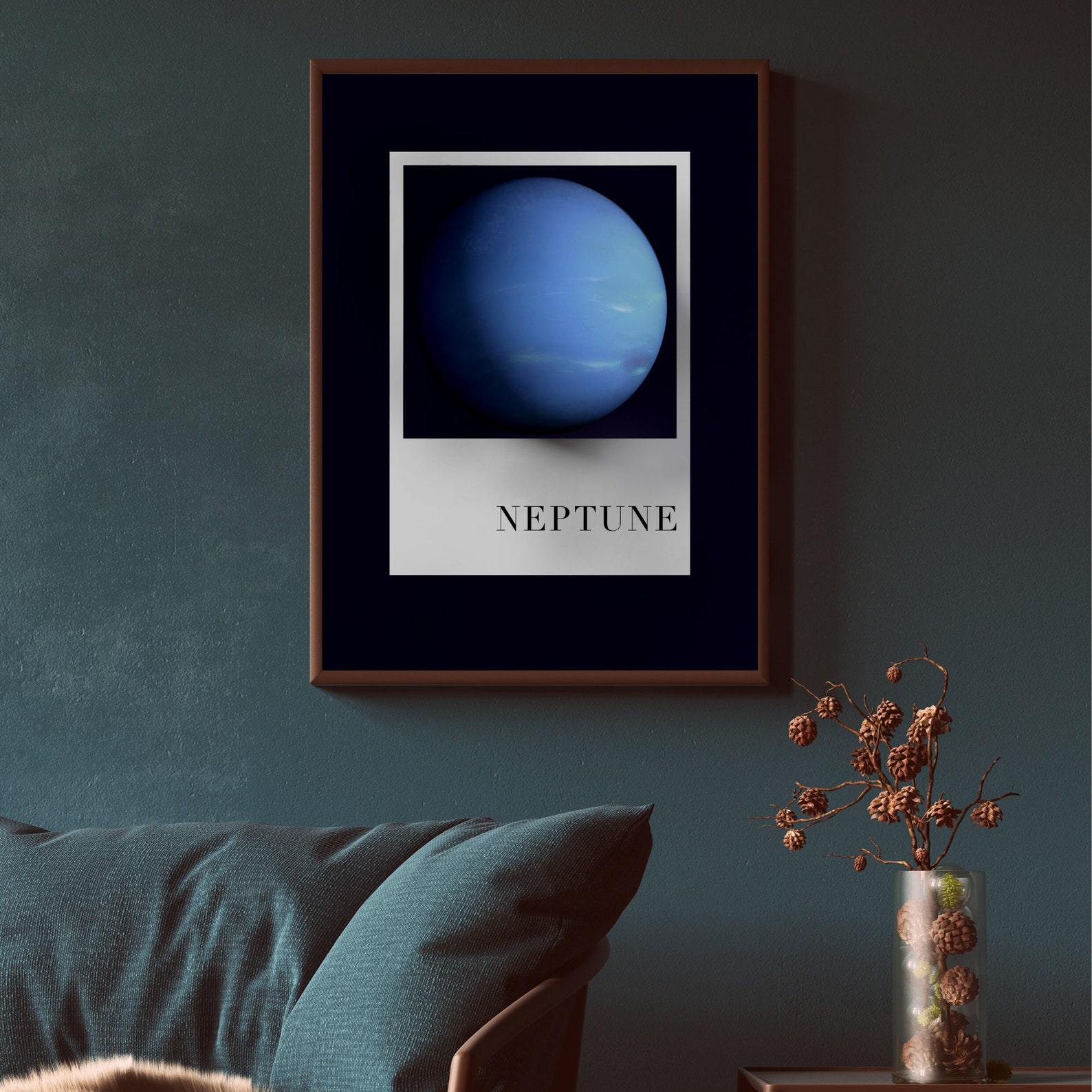 Neptune Poster, Digital Print, Space Art, Wall Art, Printable, Modern ...
