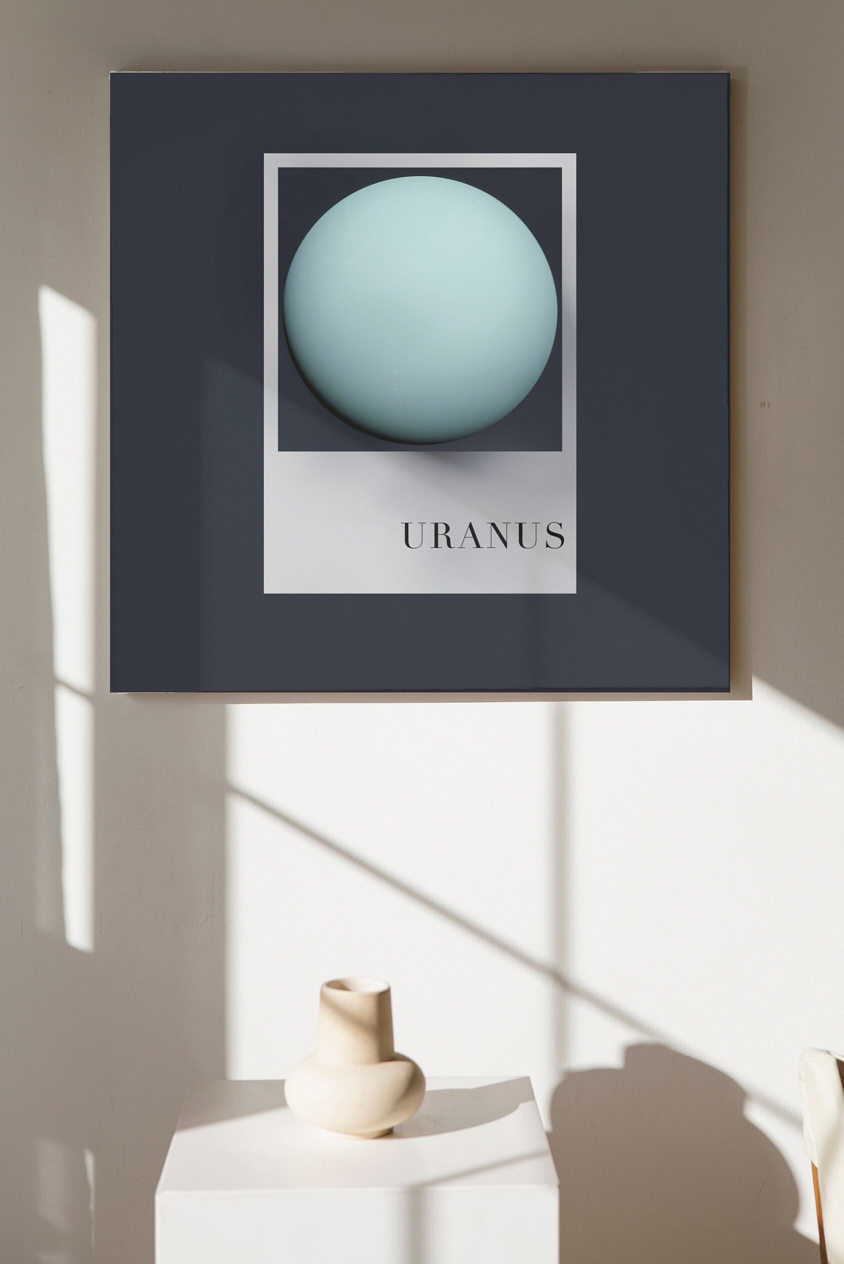 Uranus Art, Planet Art, Digital Download, Space Art, Printable Wall Art ...