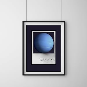 Neptune Poster, Digital Print, Space Art, Wall Art, Printable, Modern ...