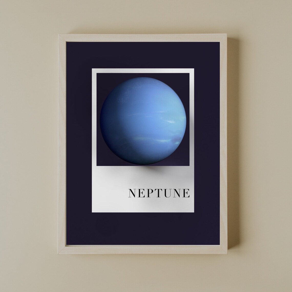 Neptune Poster, Digital Print, Space Art, Wall Art, Printable, Modern ...