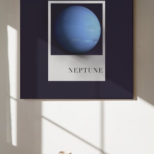 Neptune Poster, Digital Print, Space Art, Wall Art, Printable, Modern ...
