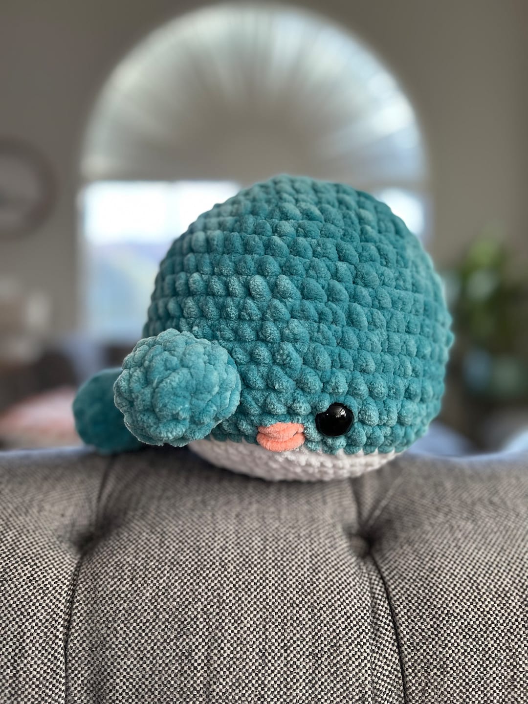 Giant Chunky Soft Crochet Stuffed Amigurumi Whale Plushie Pillow - Etsy
