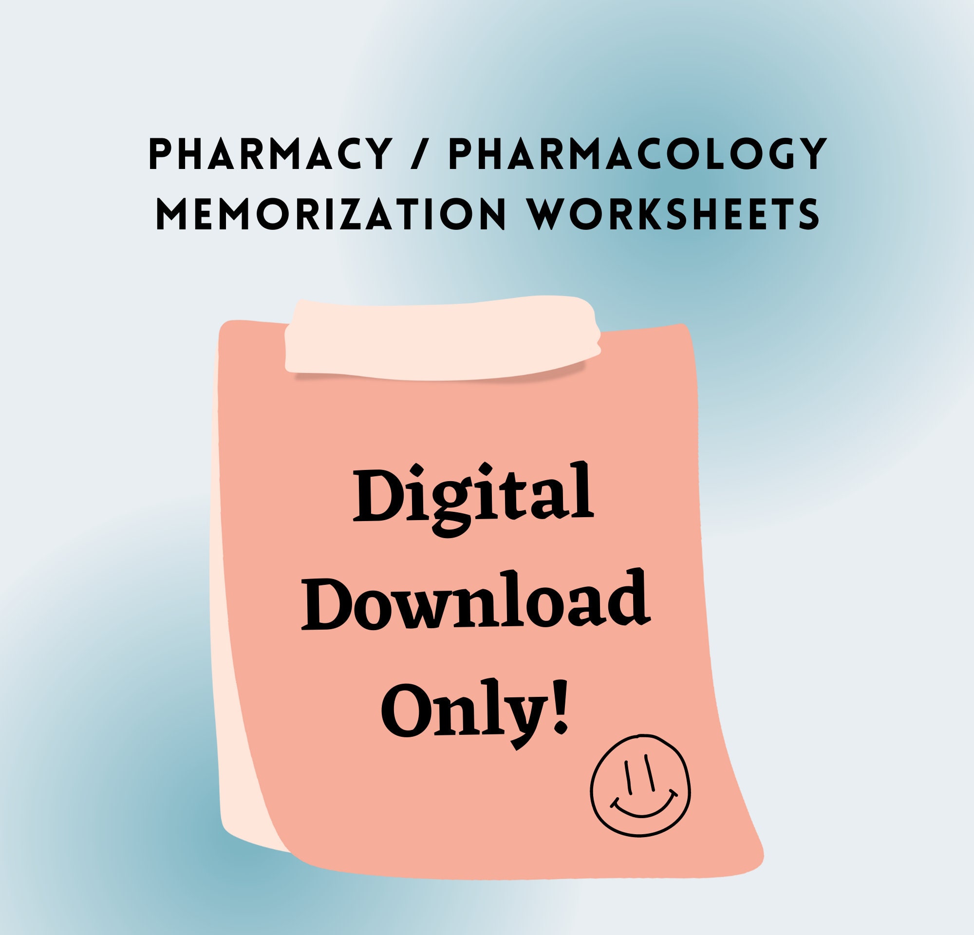 Pharmacology and Pharmacy Worksheet ACE Inhibitors 2 Pages Digital ...