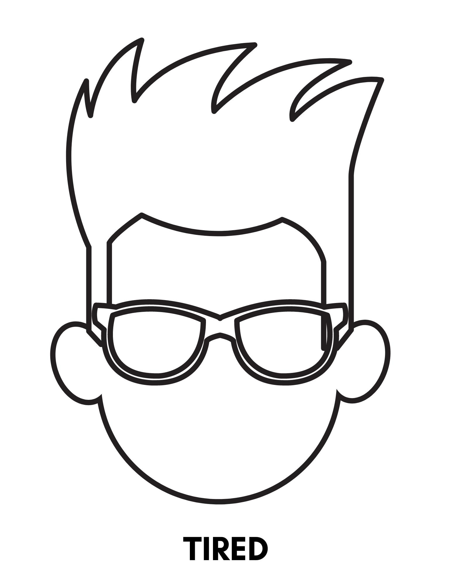 Custom Digital Downloads, Feelings Coloring Worksheets, Preschool ...