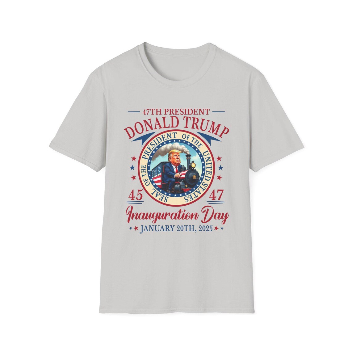 Trump Driving a Train Inauguration T Shirt for January 20, 2025 ...