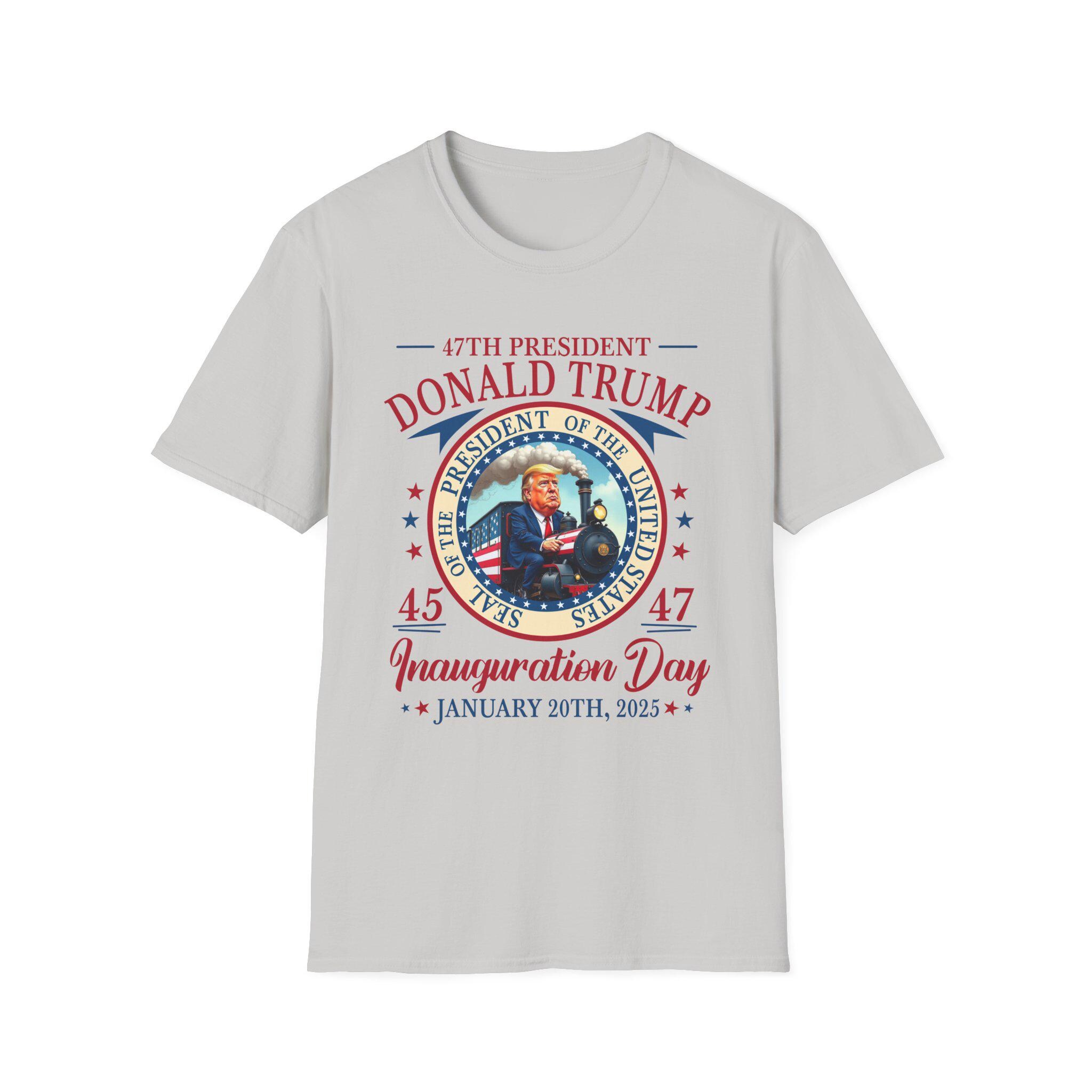 Trump Driving a Train Inauguration T Shirt for January 20, 2025 ...