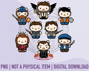 Supernatural Dean Winchester PNG and SVG Digital File ONLY Supernatural ...