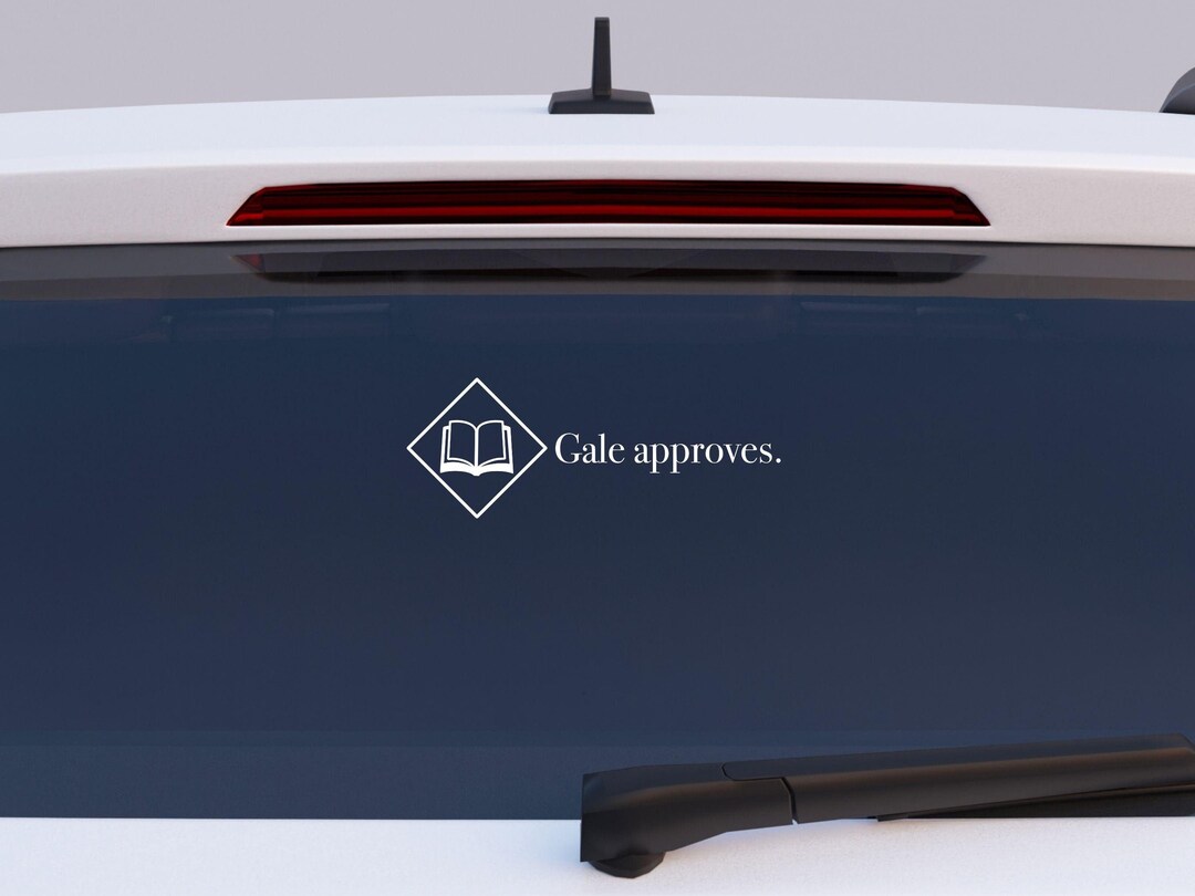 Gale Approves Vinyl Sticker - Baldur's Gate 3 - BG3 - Window Decal ...