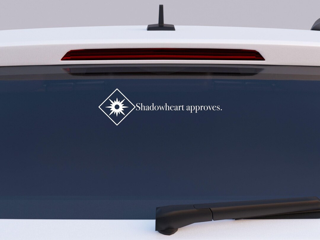 Shadowheart Approves Vinyl Sticker - Baldur's Gate 3 - BG3 - Window ...
