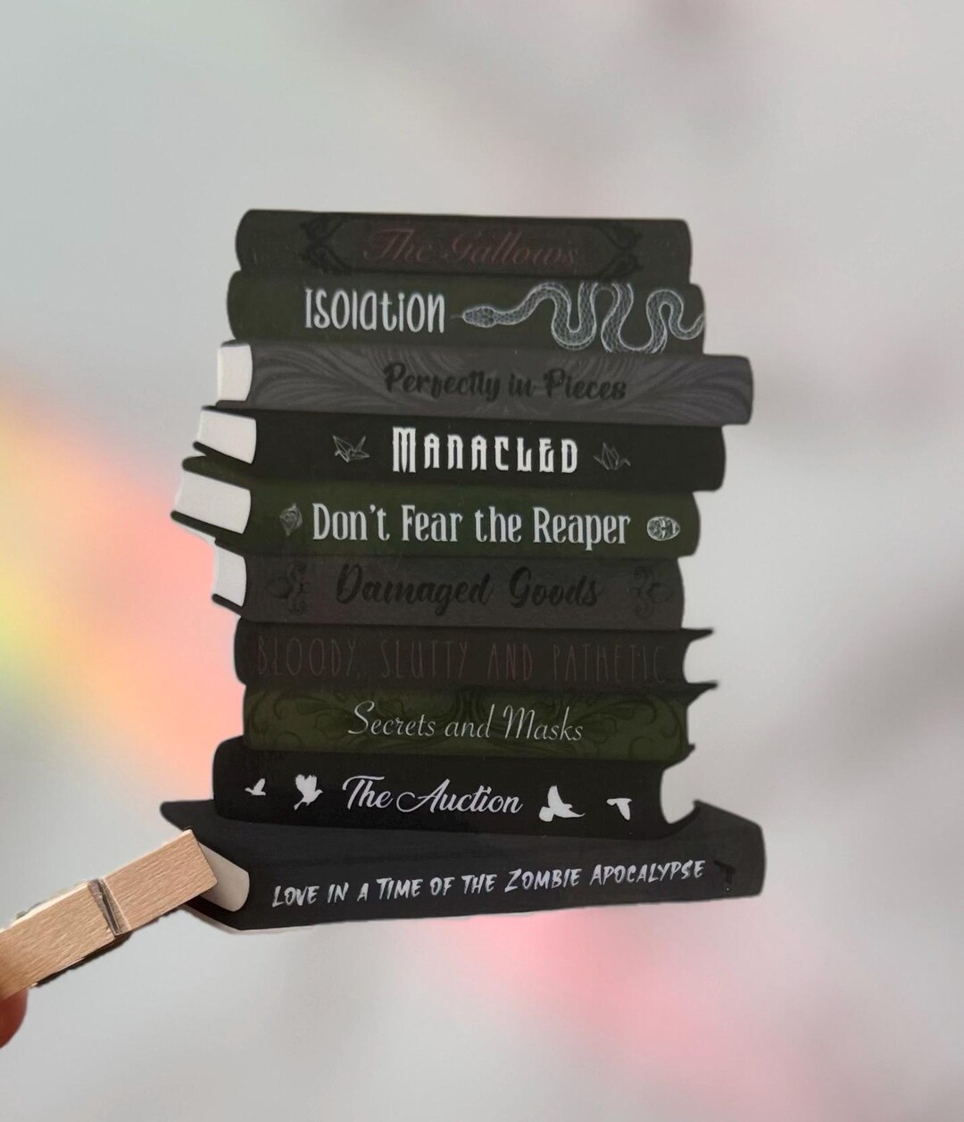 Dark Dramione Book Stack Sticker - Fanfiction - for Water Bottle ...