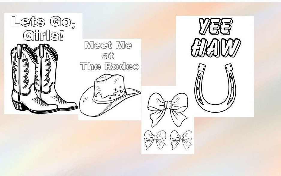 Grown up Coloring Pages, Lets Go Girls Coloring Book, Western Cowgirl ...