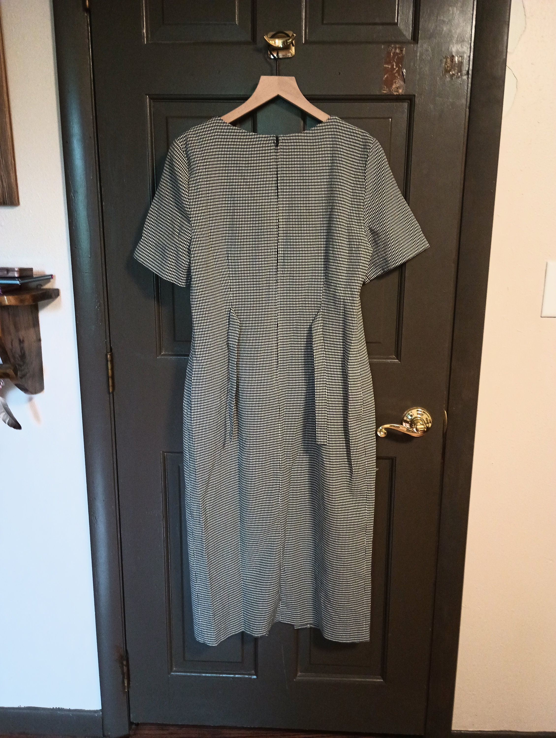 Vintage Black & White 90s Whimsigoth Dress - Etsy