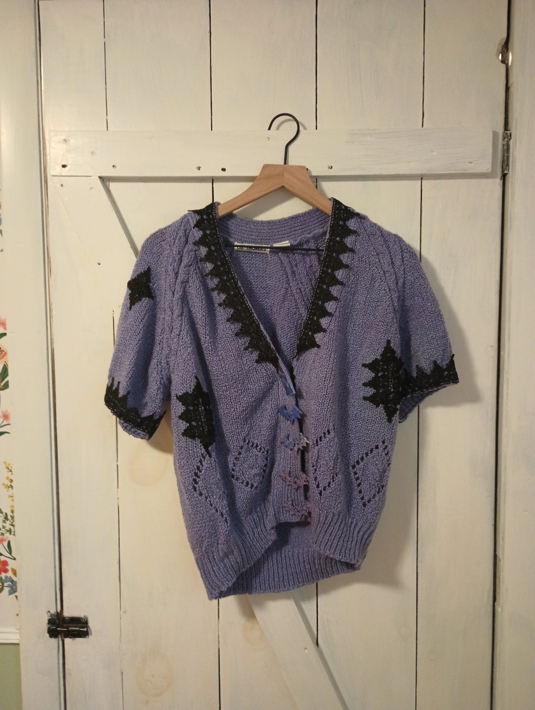Purple Creepy Cute Kawaii Bat Halloween Cardigan - Etsy