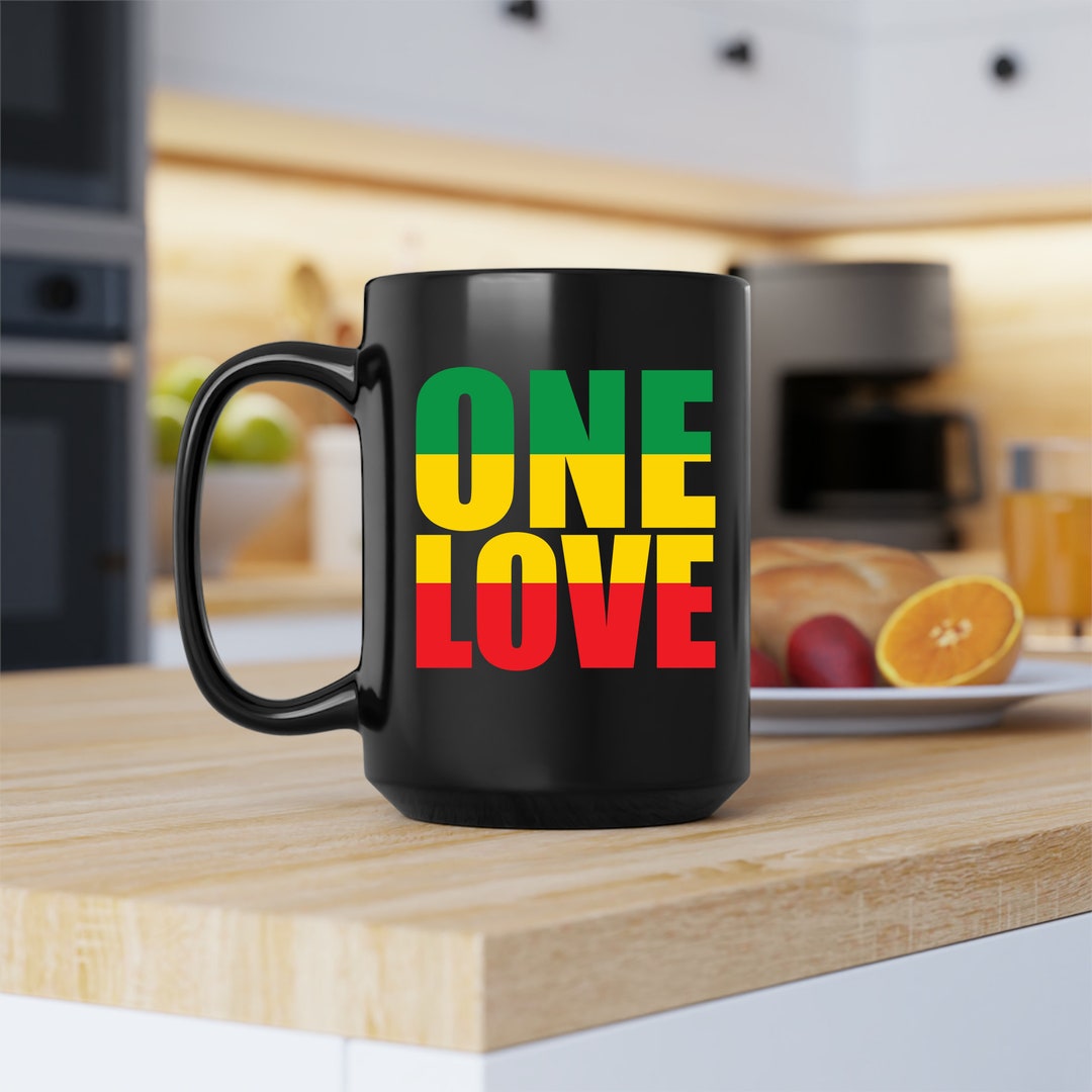 Bob Marley One Love Coffee Mug: Reggae Music Ceramic Mug - Etsy