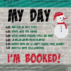 Grinch Schedule -SVG, I'm Booked-svg - Etsy