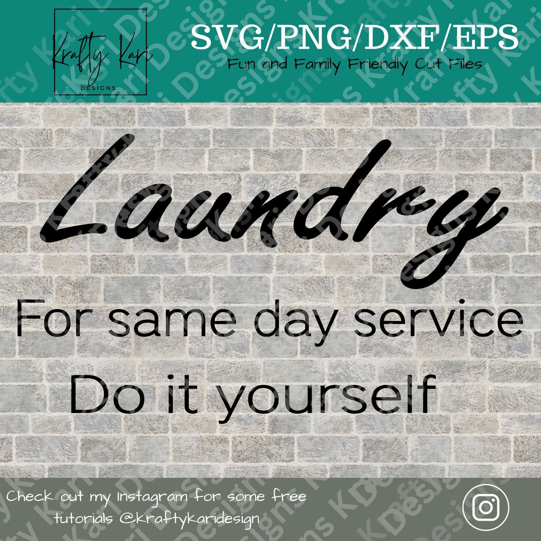 Laundry Room Wall Decor-svg Laundry Room Quote SVG - Etsy