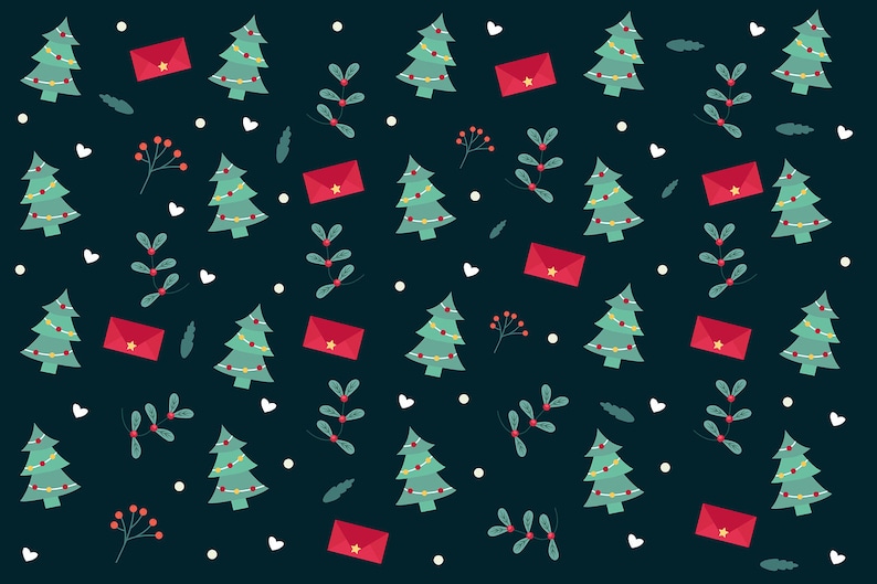 Christmas-themed Digital Wrapping Paper (download Only) - Etsy