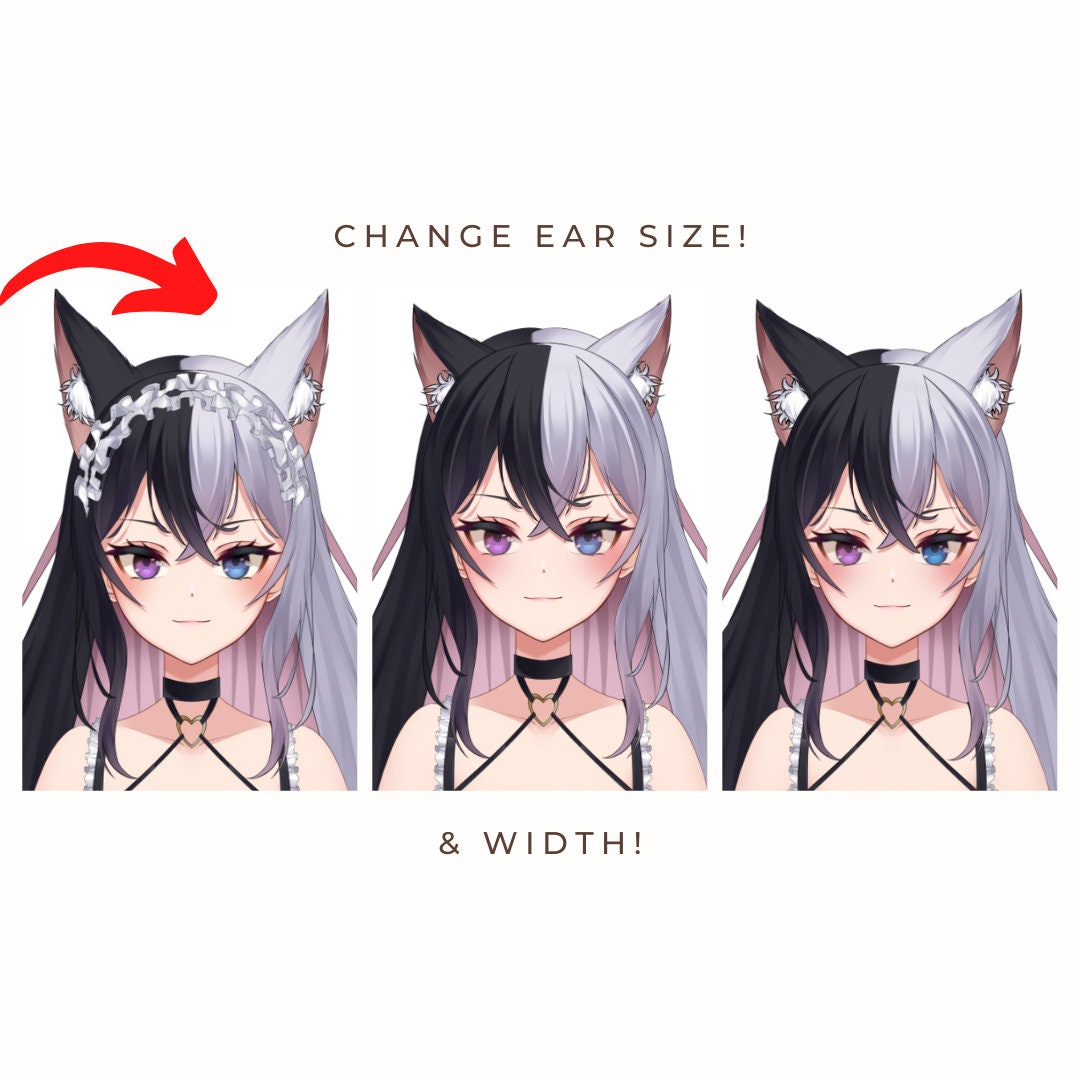 Updatedcustomizable Vtuber/premade Live 2D Vtuber Model Cute - Etsy UK