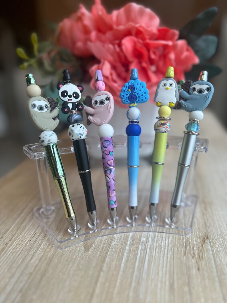 Beaded Pens for Work | Cute Office Supplies | Adorable Animal Pen | Pen ...
